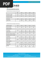 Shipping Container Specs Guide | PDF