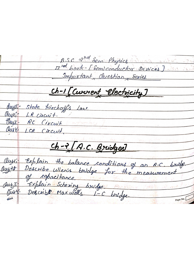 BSc 2nd Sem Physics (2nd Book- Semiconductor Devices) | PDF