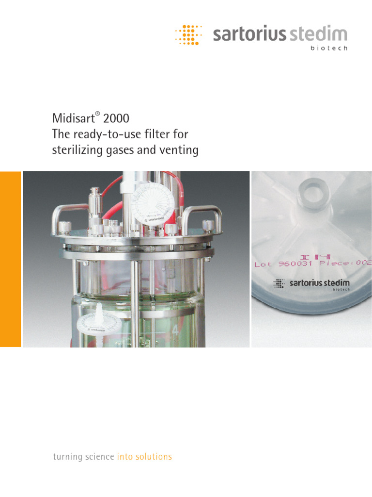 Sartrius Gas Filter-3 | PDF | Sterilization (Microbiology) | Filtration