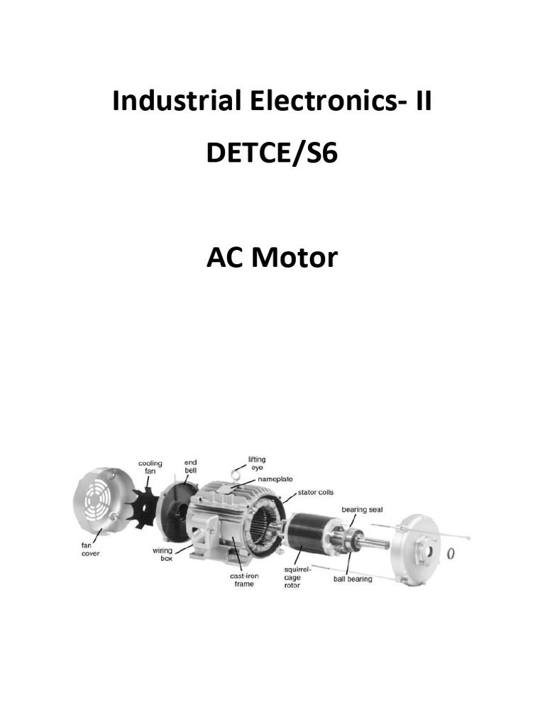 Three Phase Induction Motor | PDF | Electric Motor | Transformer