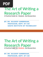 Research Articles vs. Research Papers | PDF