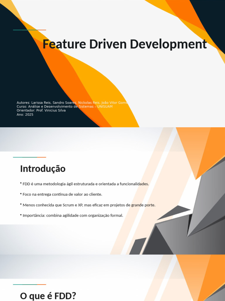 FDD - Features Driven Development | PDF | Desenvolvimento ágil de software