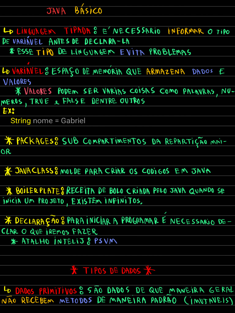 Batismo de Java - Básico | PDF