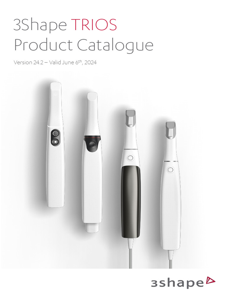3shape TRIOS Product Catalogue 24.2 (Valid From 06.06.24) | PDF ...