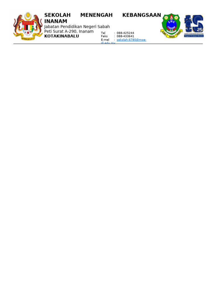 Contoh Letter Head 2024 | PDF