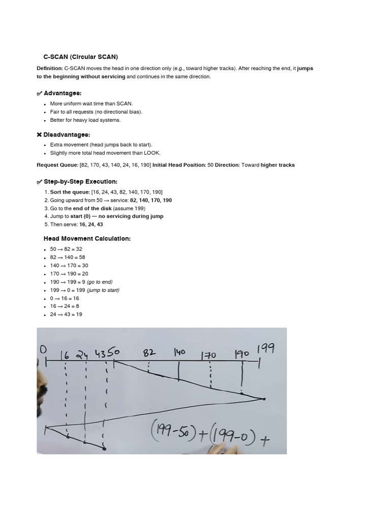 C Scan Disk Scheduling - 7cc69db8 A495 4b79 990d C27a8c6a37b3 | PDF