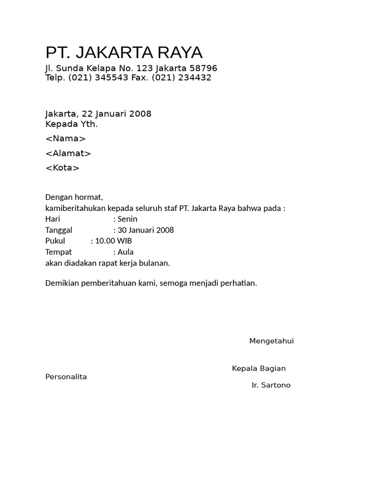 Sample Mail Merge | PDF