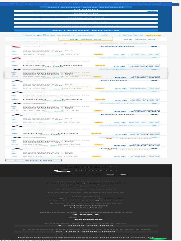 Cidades Atendidas de Ônibus - Expresso Guanabara | PDF