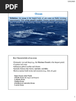 Overview of Marine Science Branches | PDF | Oceans | Oceanography