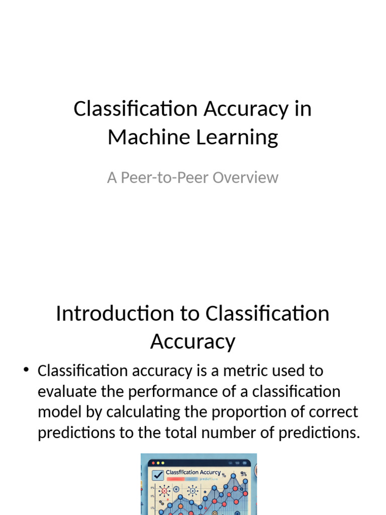 Classification Accuracy Basic | PDF