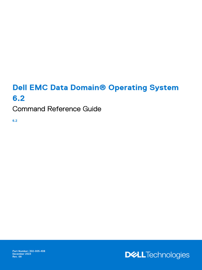Data Domain Operating System v6.2 | PDF | Internet | Internet Protocols