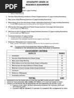 Grade 10 Geography: Atmosphere Notes | PDF | Atmosphere Of Earth | Cloud