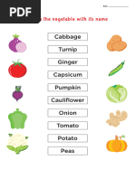 Look and Match Hindi Swar Worksheet | PDF