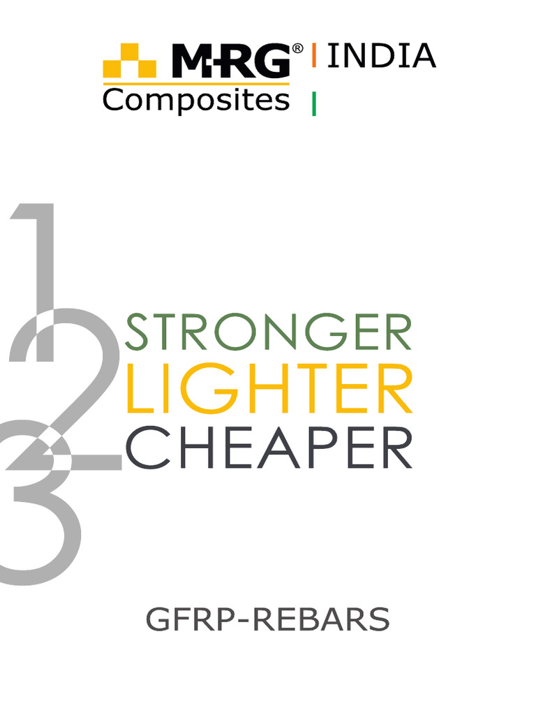 MRG-Composites GFRP Rebar Overview | PDF