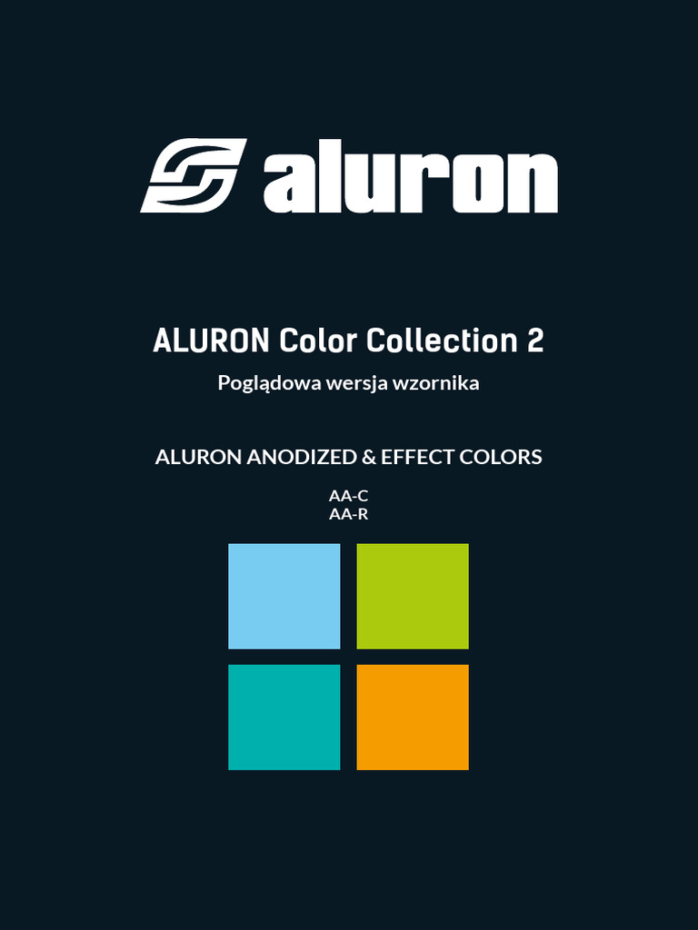 ALURON Color Collection2 ANODIZED | PDF