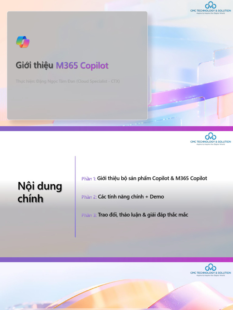 GTEL - Giới Thiệu M365 Copilot | PDF