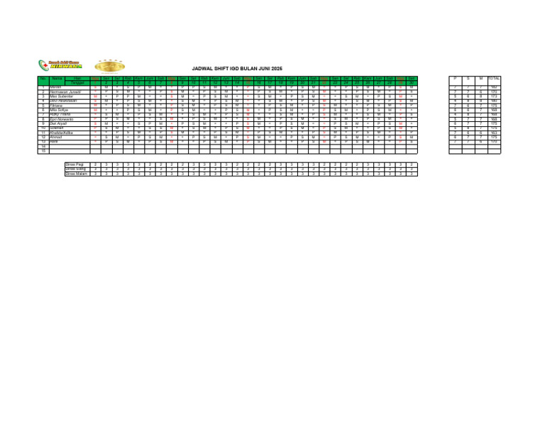 Jadwal Juni 2025 | PDF