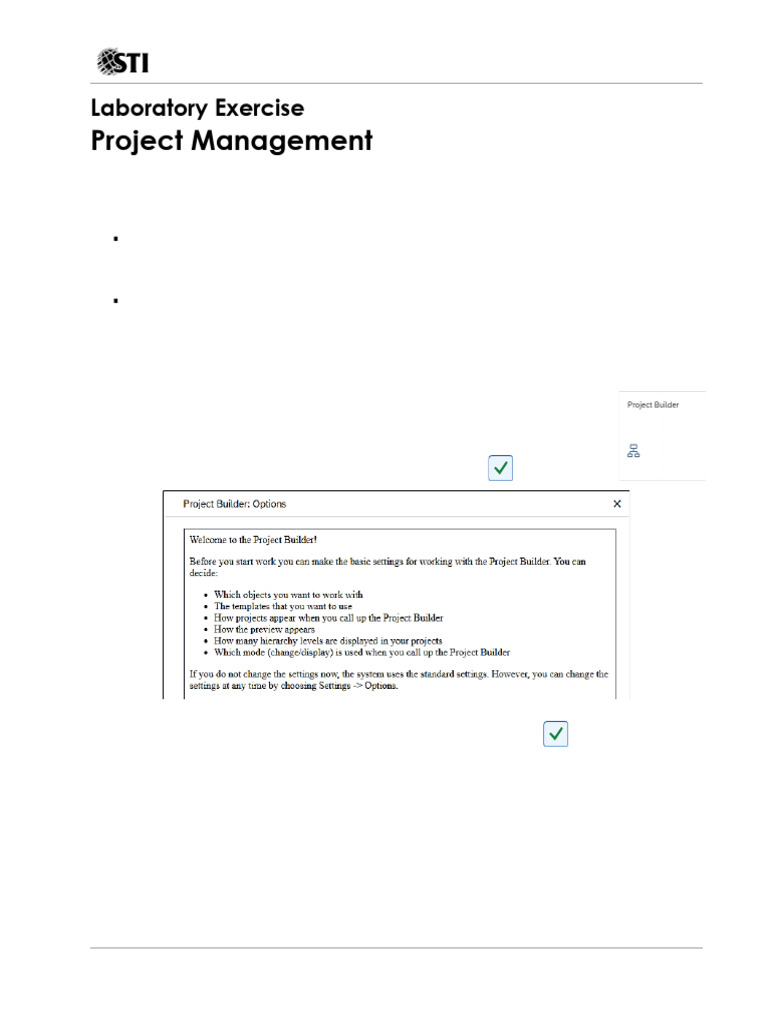 SAP Project Management Lab Exercise | PDF | Software | Computing