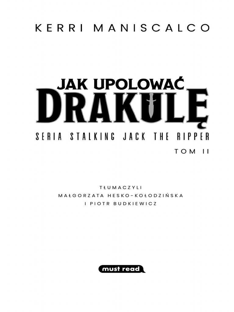 Jak Upolowac Drakule Fragment | PDF