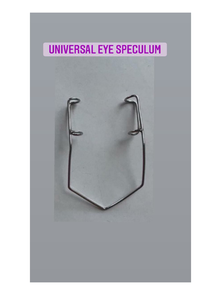 Ophthal Ot Instruments | PDF