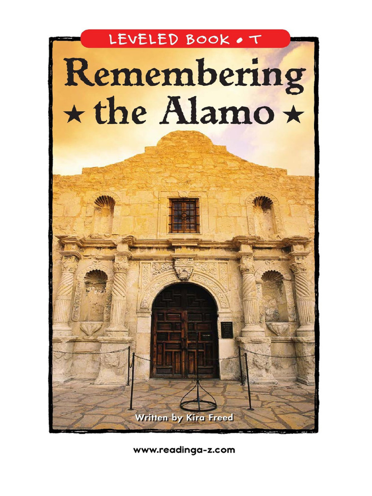 Remembering The Alamo Pdf