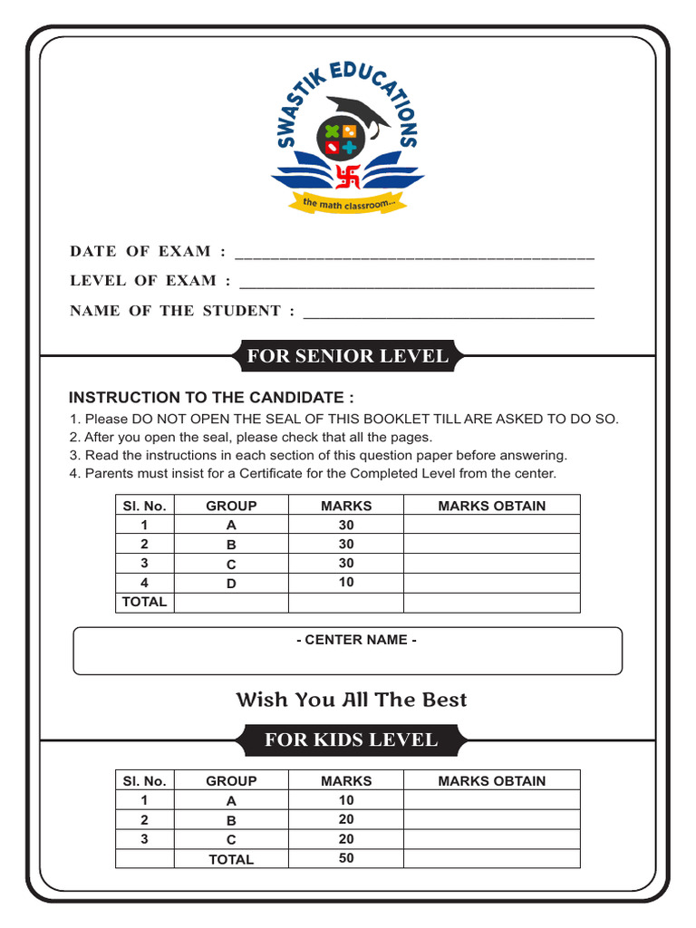 For Senior Level | PDF