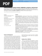 JBI Scoping Review Protocol Template | PDF | Systematic Review ...