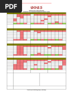 High Court Calendar 2025 | PDF | Observances | Holidays