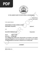 Labour Court Urgent Applications Online | PDF | Lawsuit | Judge