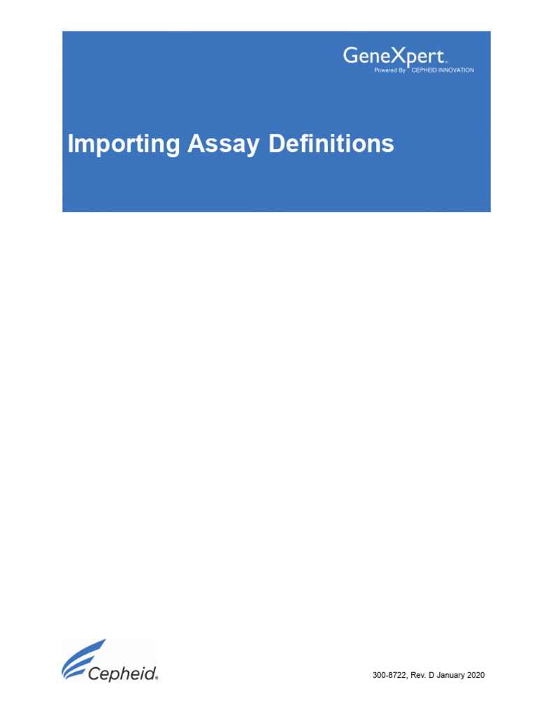 Assay Import Instructions | PDF | Computer File | Microsoft Windows