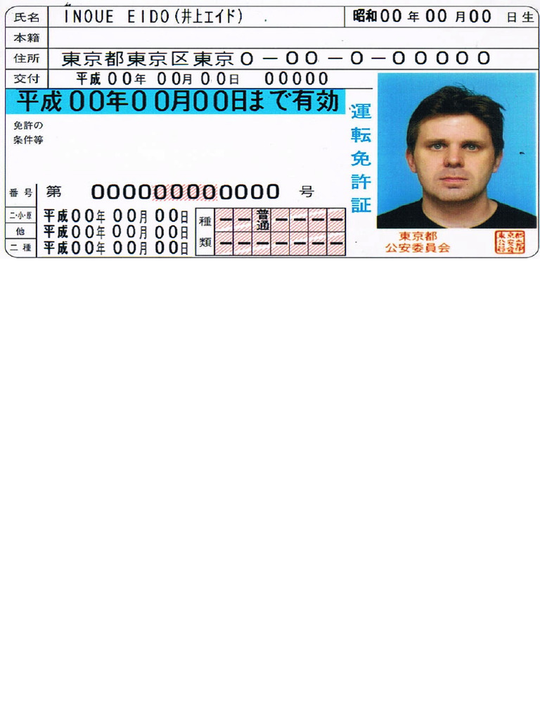 Old-Drivers-License-Front-Censored - PNG 954×582 Pixels | PDF