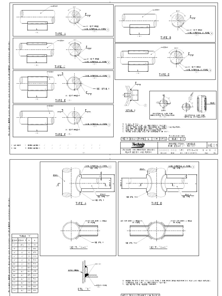 Standard Construction Drawing Piping Supports Hot Collection-Welded ...