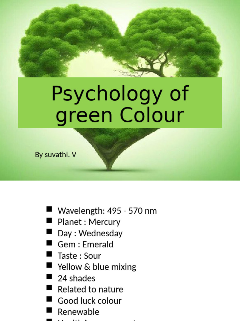 Psychology of Green | PDF