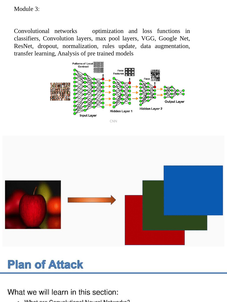 Module-3 Lecture 1 - CNN | PDF