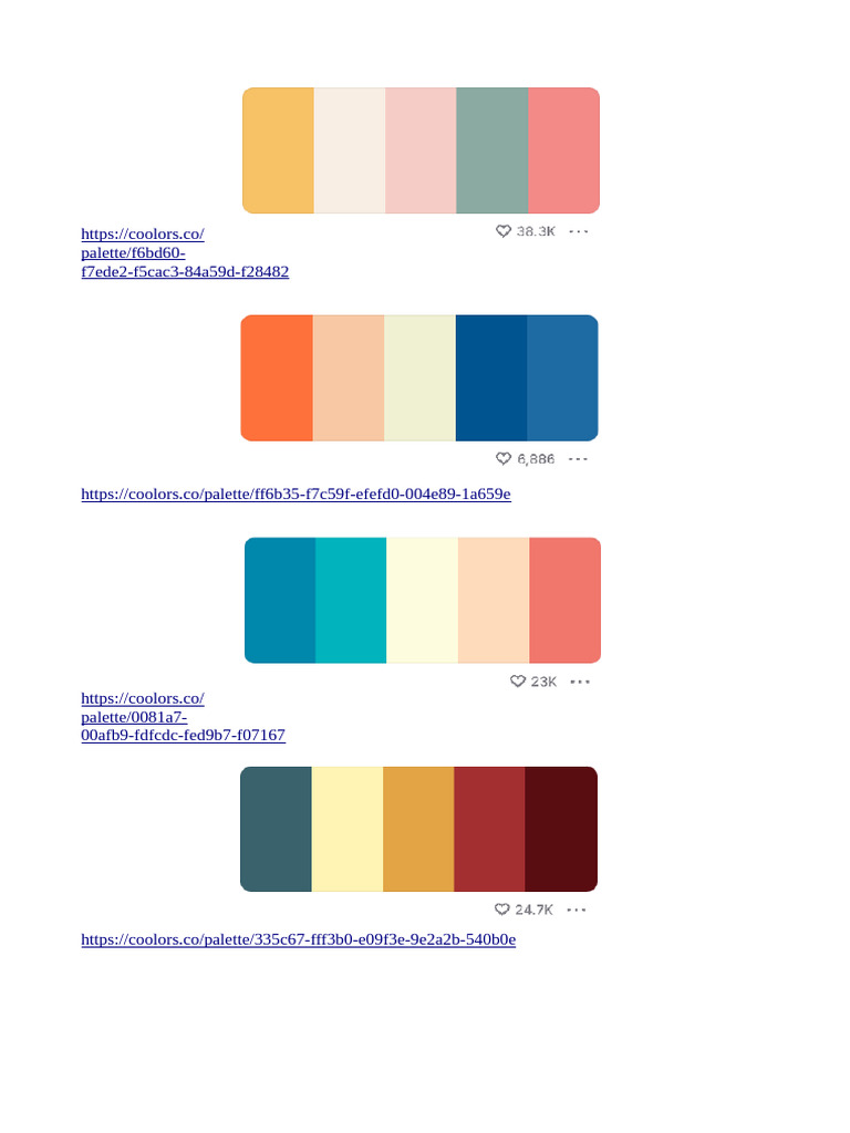 Liste Idées Palettes | PDF