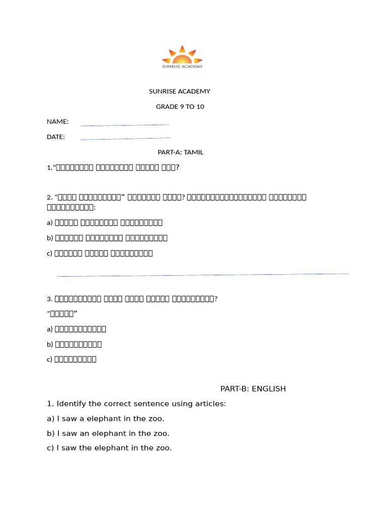 Grade 9 To 10 | PDF