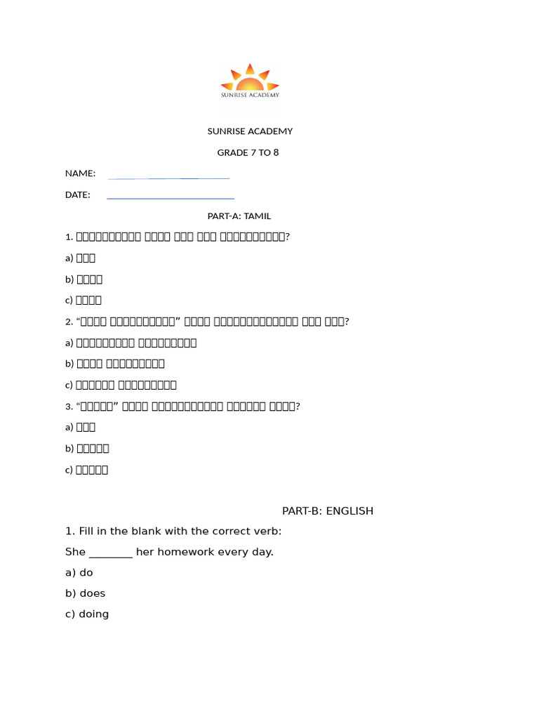 Grade 7 To 8 | PDF