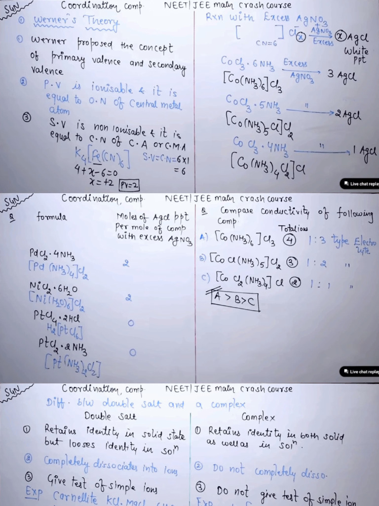 Co Ordination Compounds | PDF