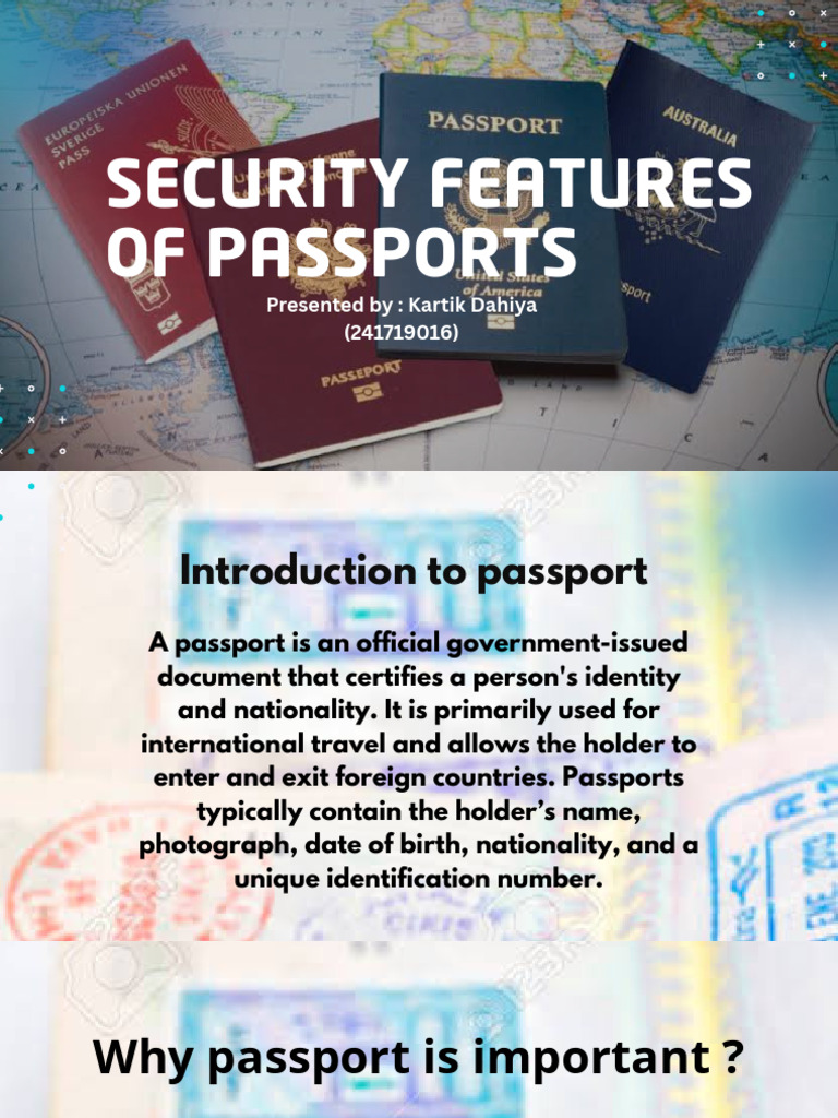 Security Features of Passport | PDF | Passport | Forgery