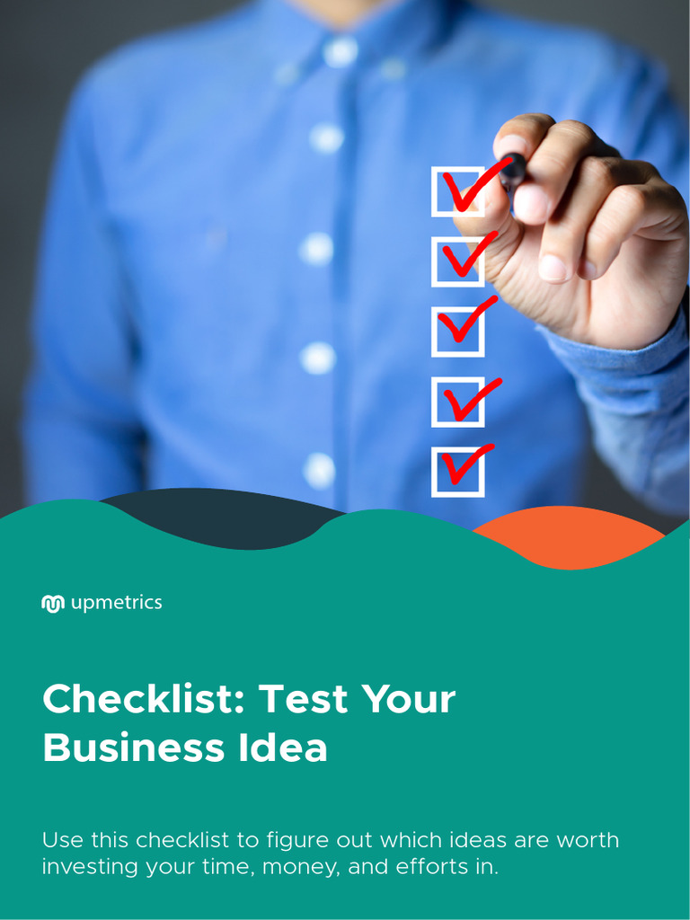 Idea Validation Checklist | PDF | Target Audience