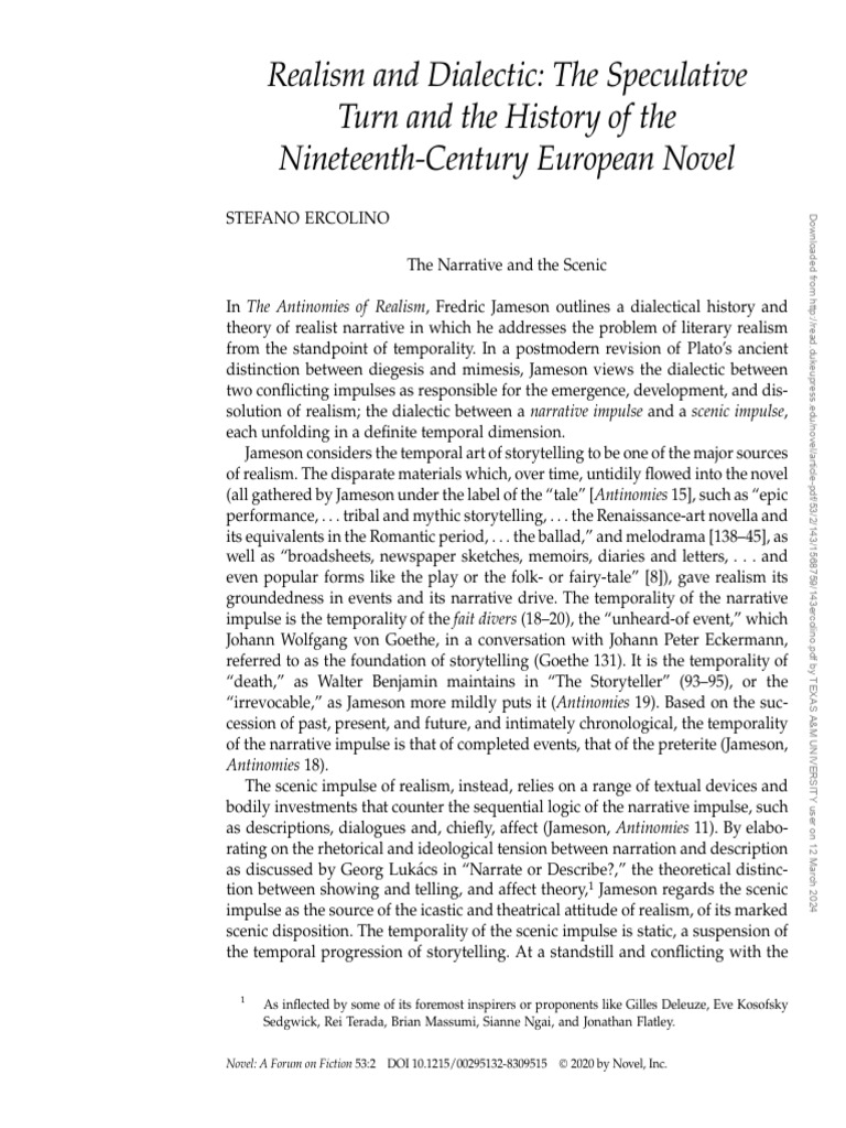 STEFANO ERCOLINO - Realism and Dialectic - The Speculative Turn and The ...