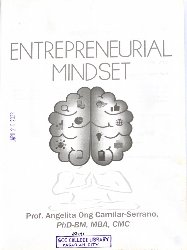CHAPTER 1 - Entrepreneurial Mindset | PDF