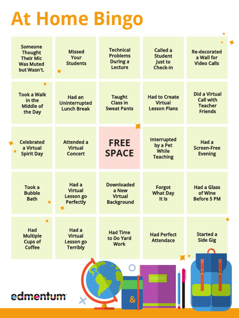 KIDS GAME Bingo Cards-Educators | PDF
