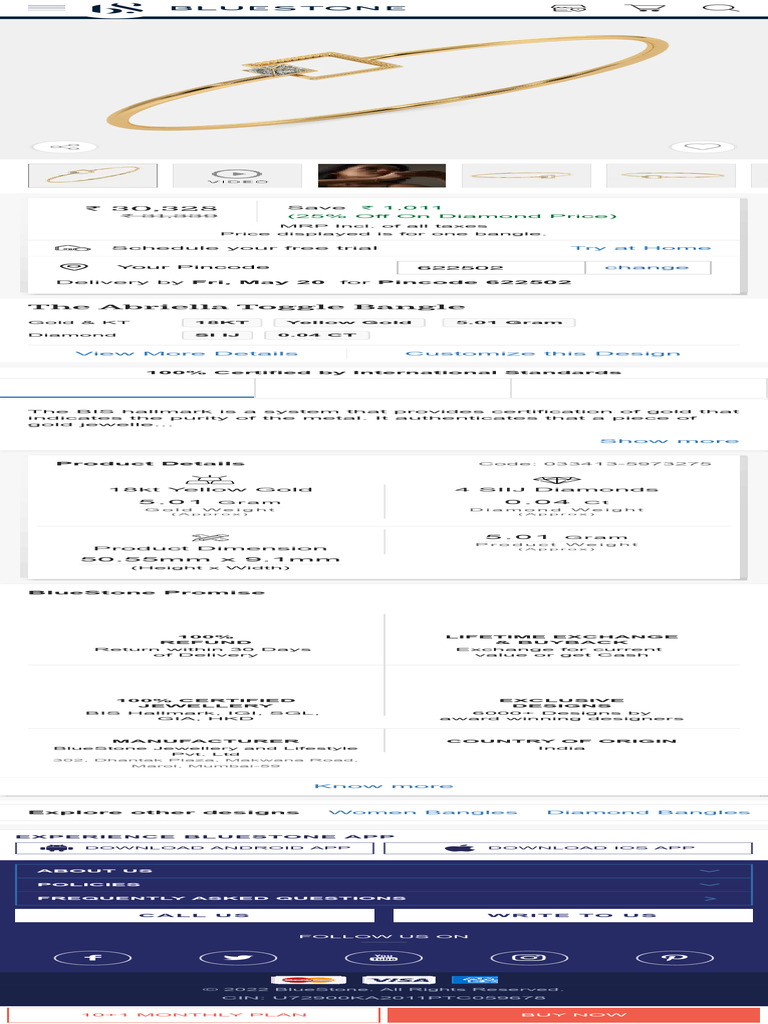 Httpswww.bluestone.combanglesthe Abriella Toggle Bangle~33413.Htmlstore=&Utm Campaign=&Utm ...