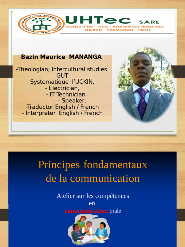 Principes de communication orale essentielle | PDF | la communication
