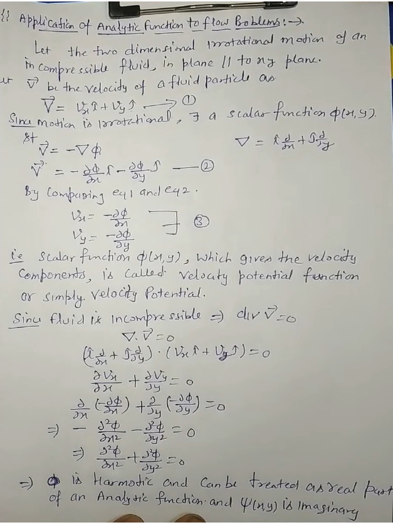 Application of Analytic Function | PDF