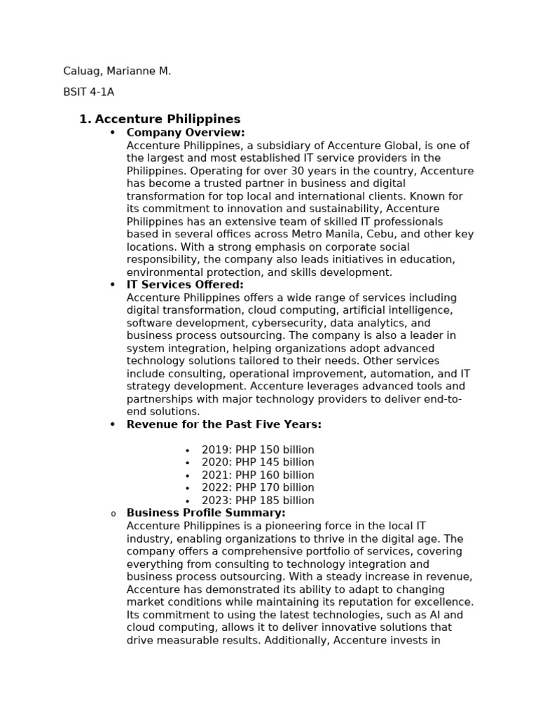 05 Assignment 1 - Arg-Caluag-Itsm | PDF | Enterprise Resource Planning | Cloud Computing
