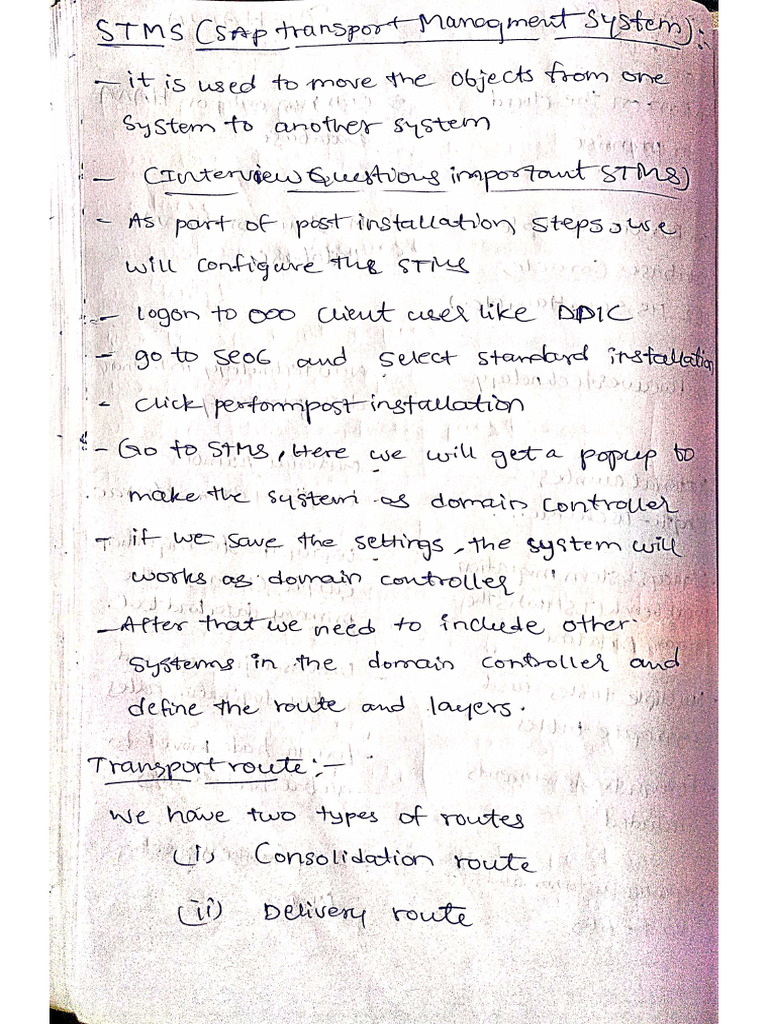 Stms Sap Basis | PDF