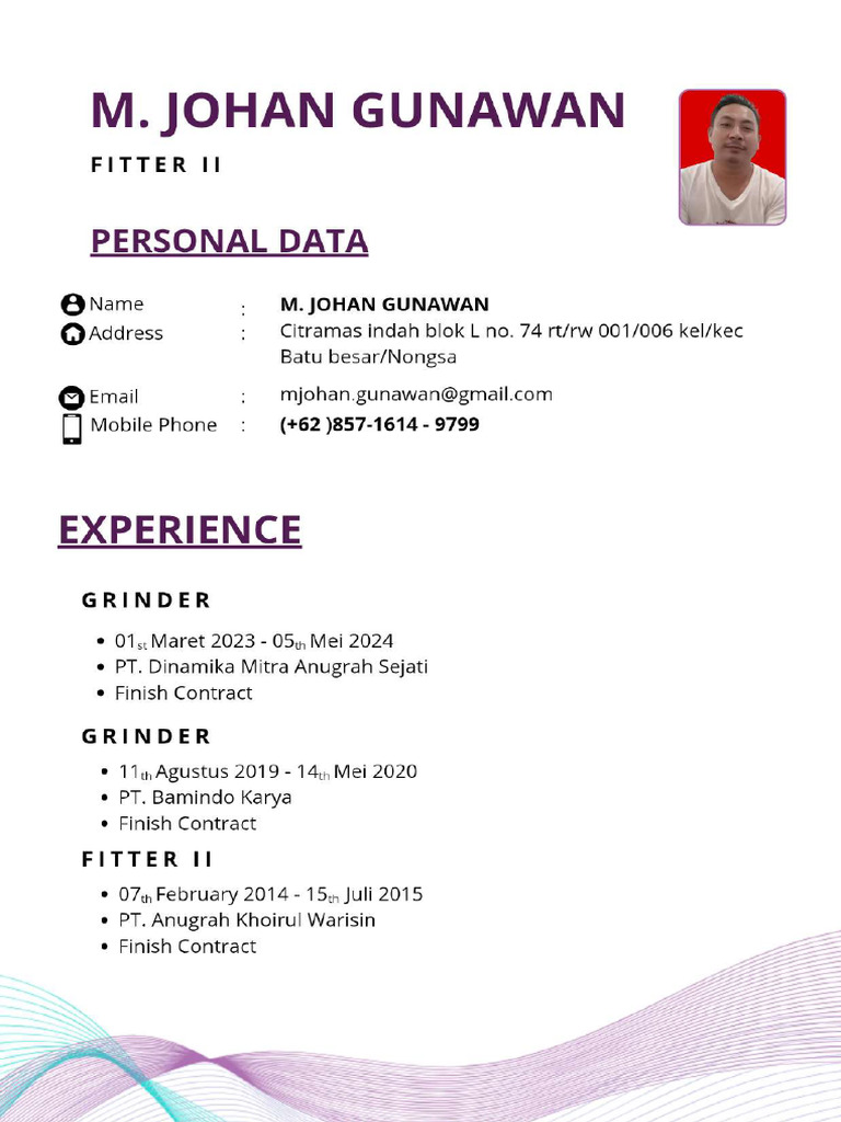 CV M.johan Gunawan | PDF