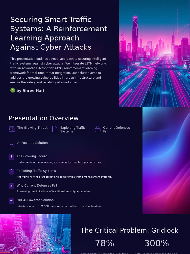 Securing Smart Traffic Systems a Reinforcement Learning Approach Against Cyber Attacks (1) | PDF ...
